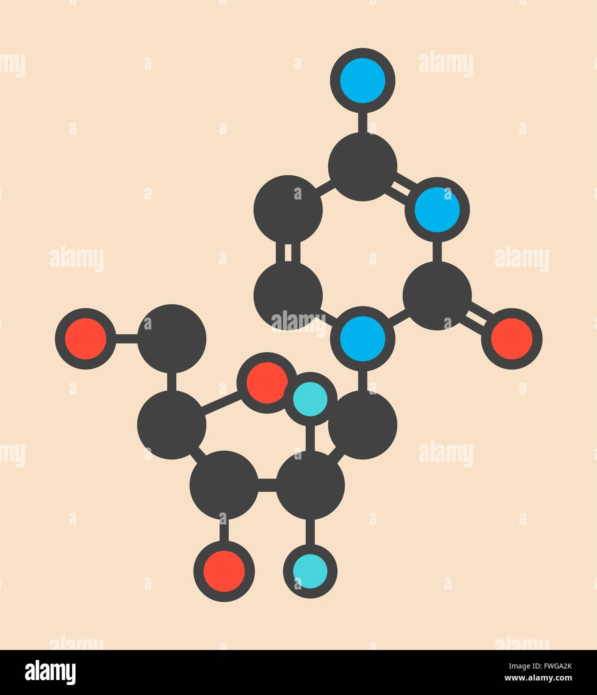 Gemcitabine cancer drug molecule hi-res stock photography and images ...