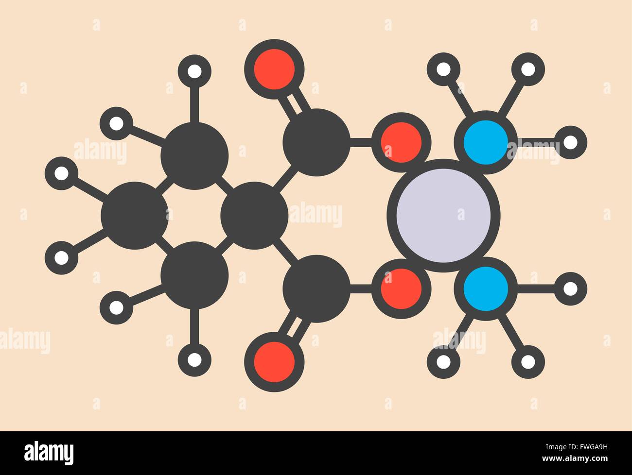 Carboplatin molecular hi-res stock photography and images - Alamy