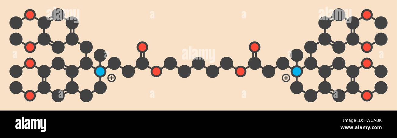 Atracurium skeletal muscle relaxant drug Used as adjuvant in anesthesia ...