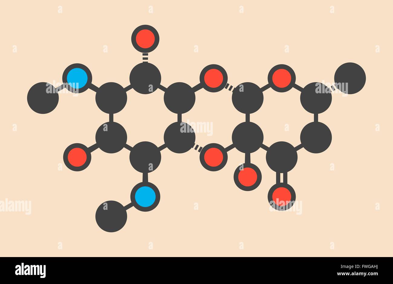 Spectinomycin gonorrhea drug molecule Antibiotic of the aminocyclitol ...