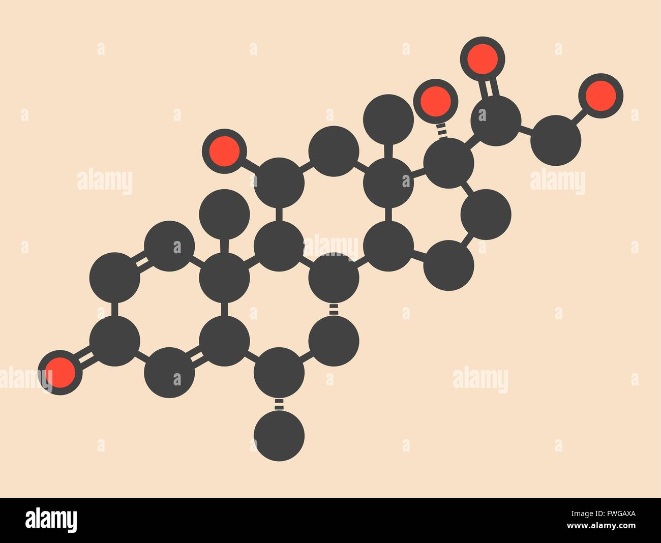 Methylprednisolone molecular hi-res stock photography and images - Alamy