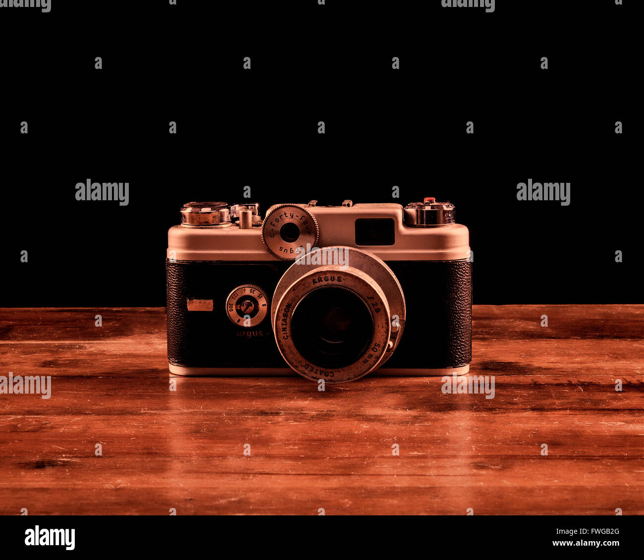 Vintage Camera Argus Coated Cintagon C-Fourty-four Stock Photo - Alamy