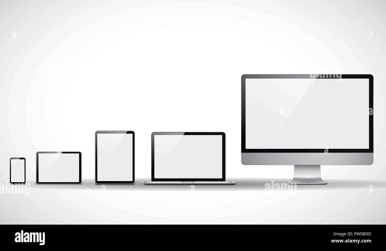 Smart devices icon set Stock Vector Images - Alamy