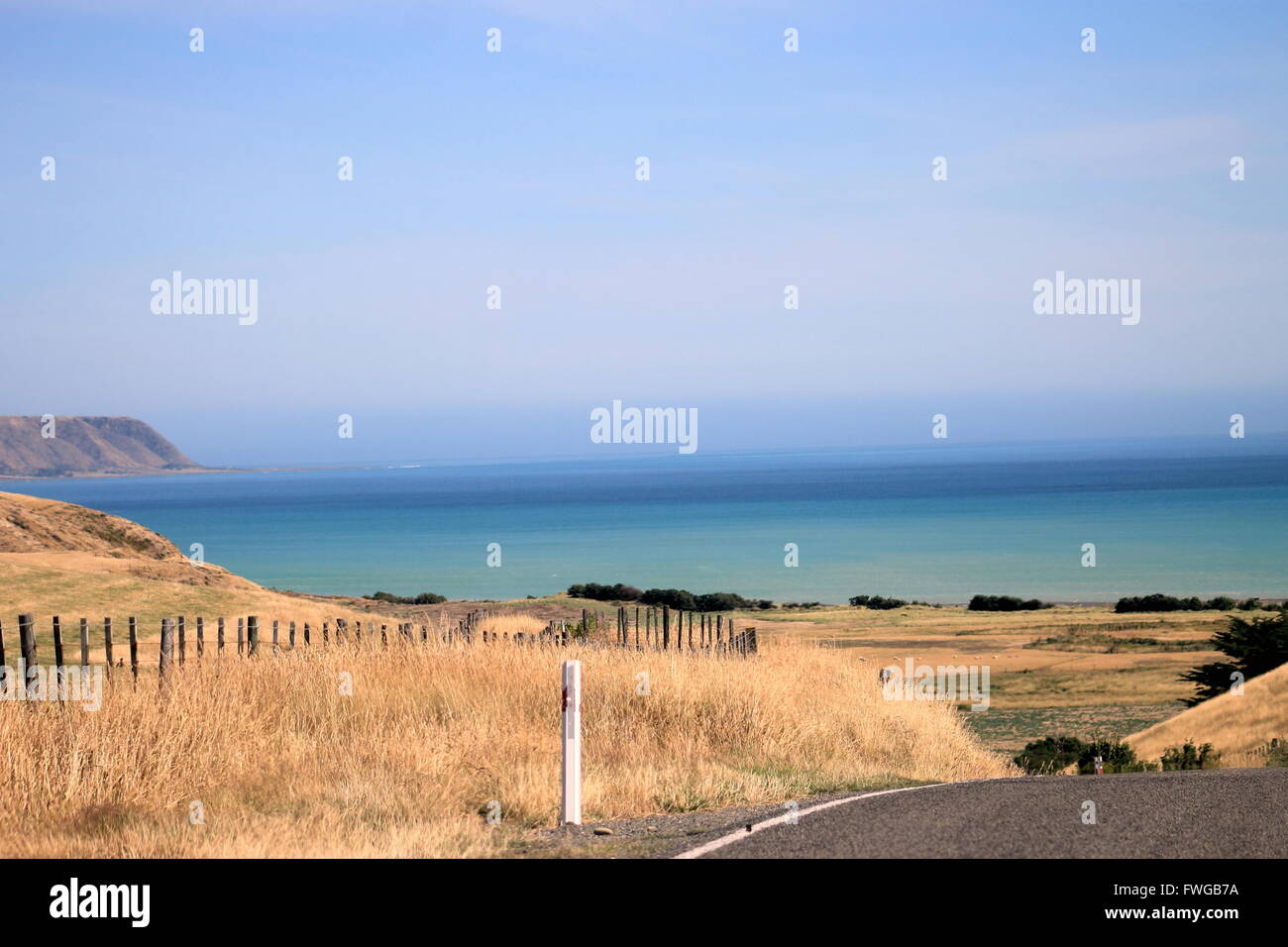 Coastal Country Road Stock Photo - Alamy