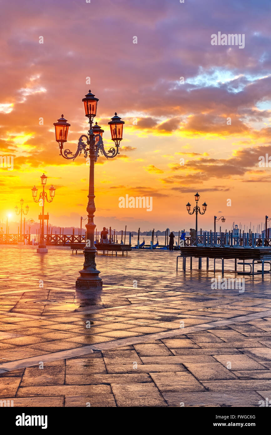 Sunrise in Venice Stock Photo - Alamy