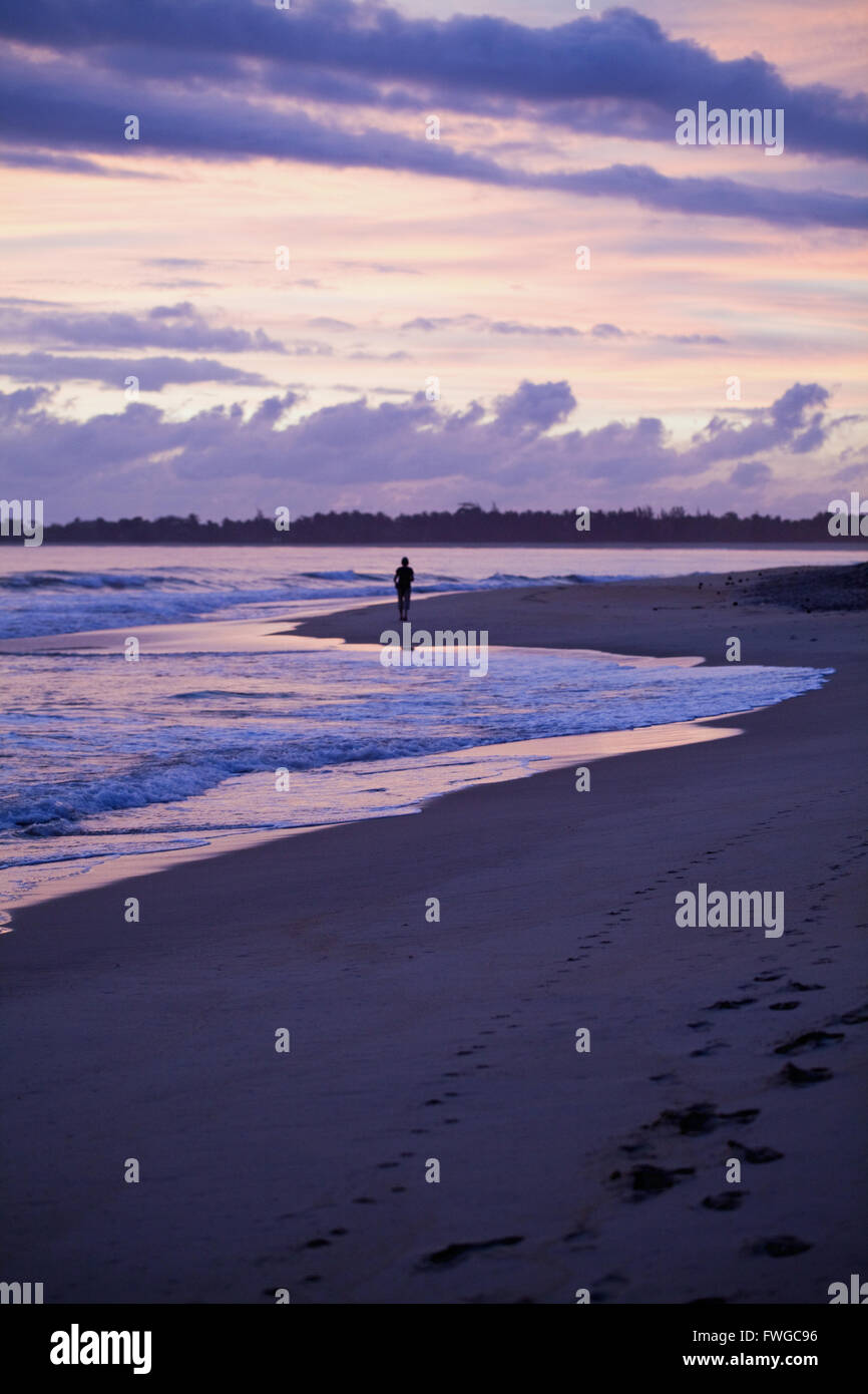 Dawn. Sambava beach. Sava Region. Overlooking Indian Ocean. North-east ...
