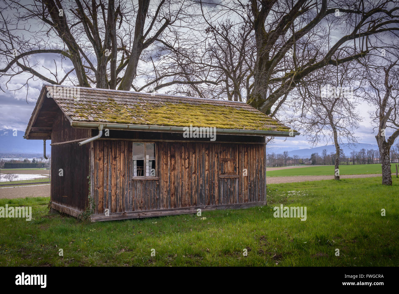Old wooden shed Stock Photo - Alamy
