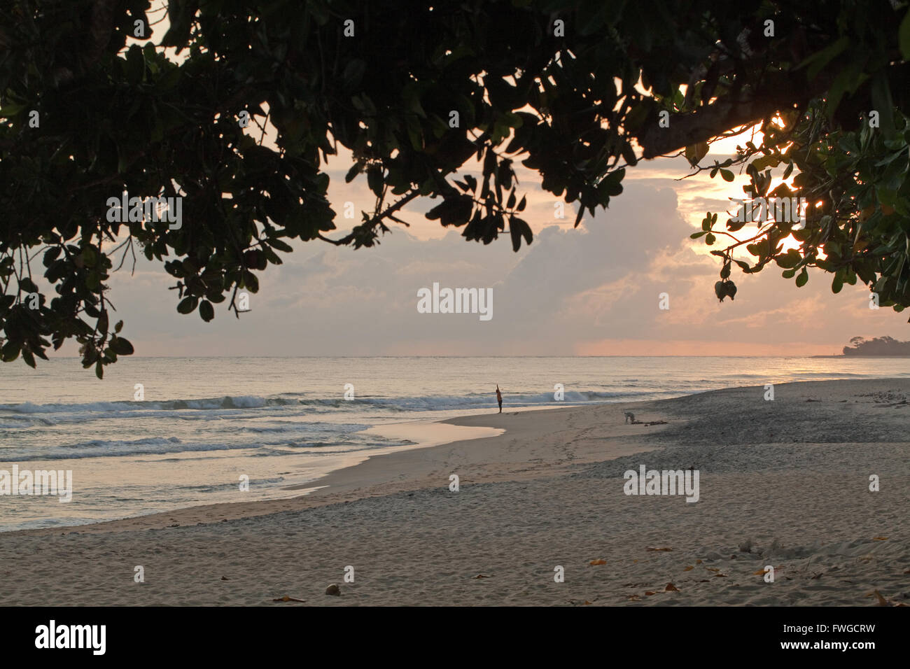 Dawn. Sambava beach. Sava Region. North-east coast. Madagascar Stock ...