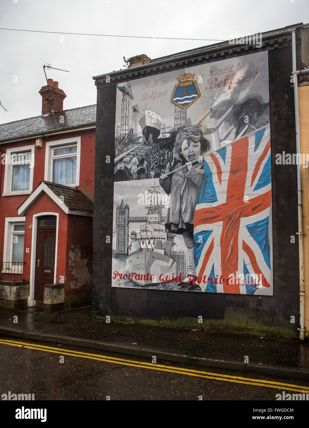 Loyalist mural east belfast northern hi-res stock photography and ...
