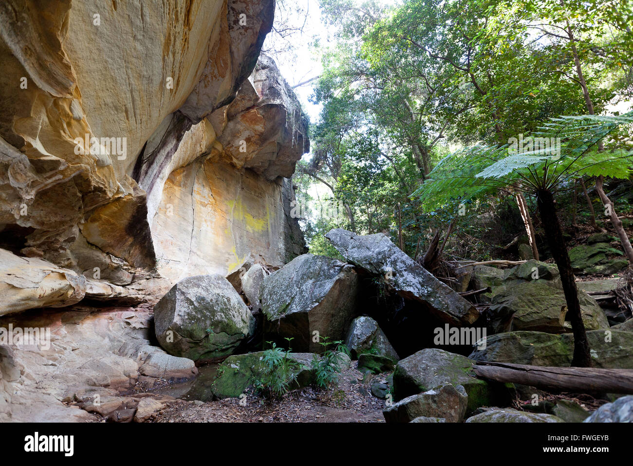 Aboriginal rock art, Cania Gorge, Queensland, Australia Stock Photo - Alamy