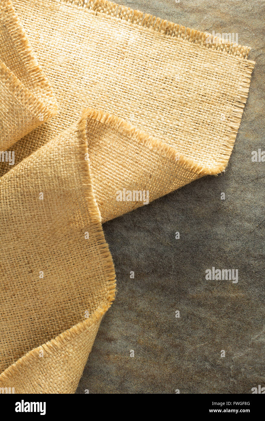 burlap hessian sacking at background texture Stock Photo - Alamy