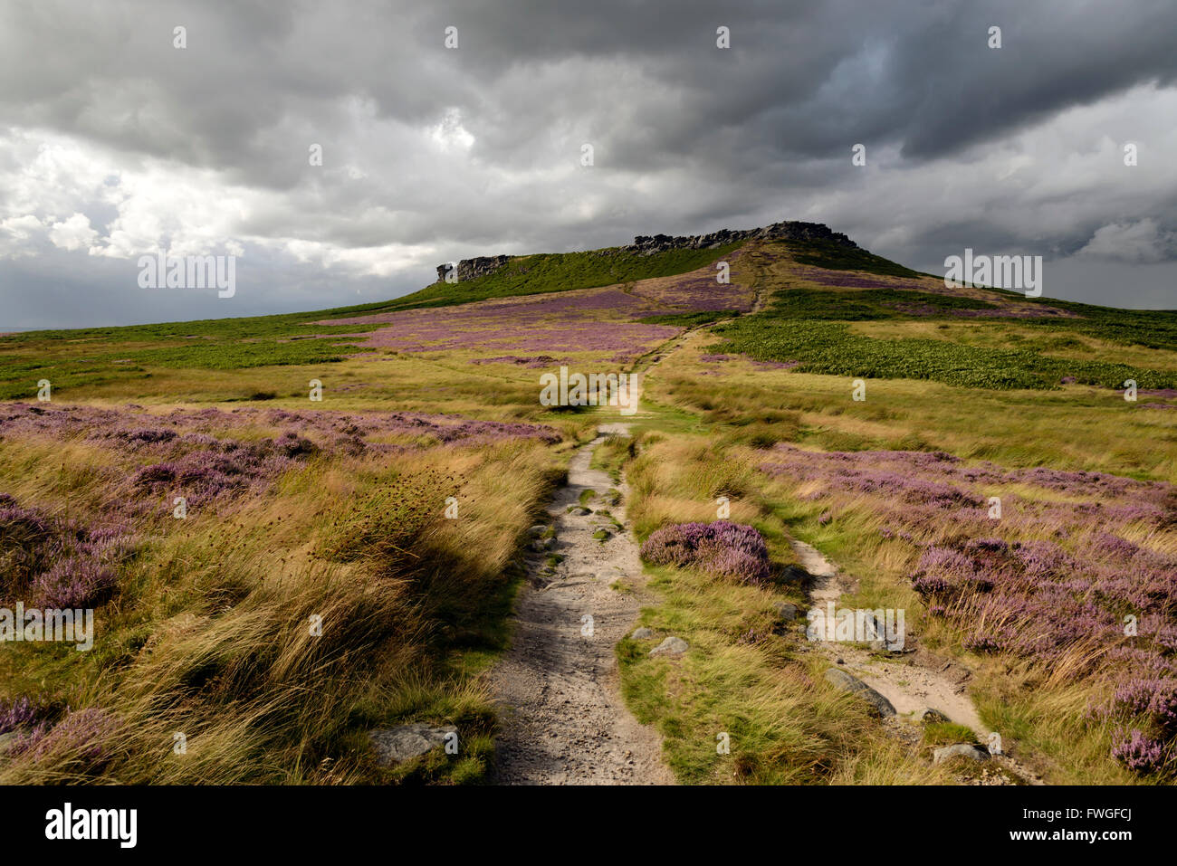 Higger Tor in the Peak District National Park Derbyshire England Stock ...