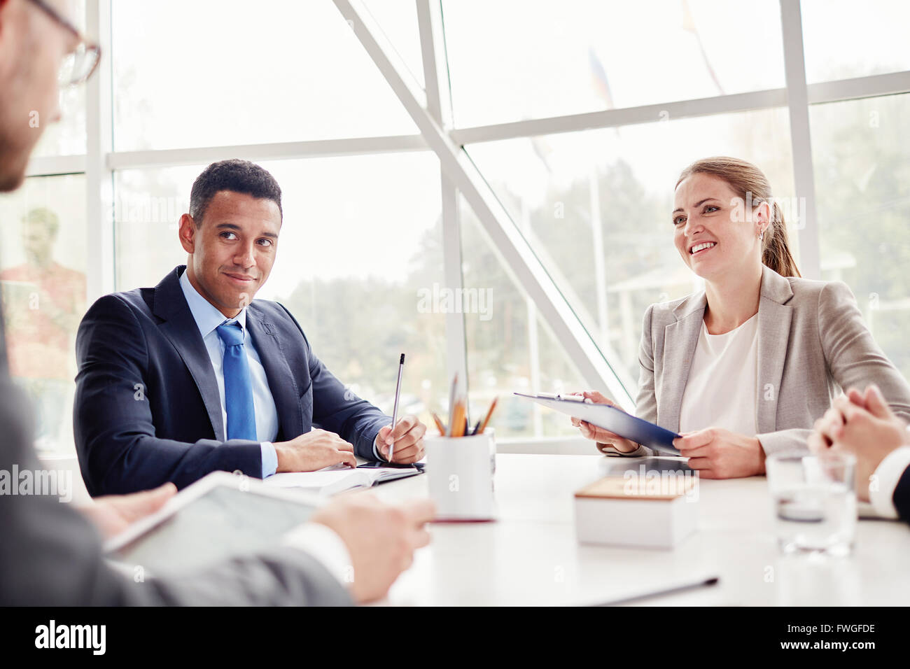 Interview Listening High Resolution Stock Photography and Images - Alamy