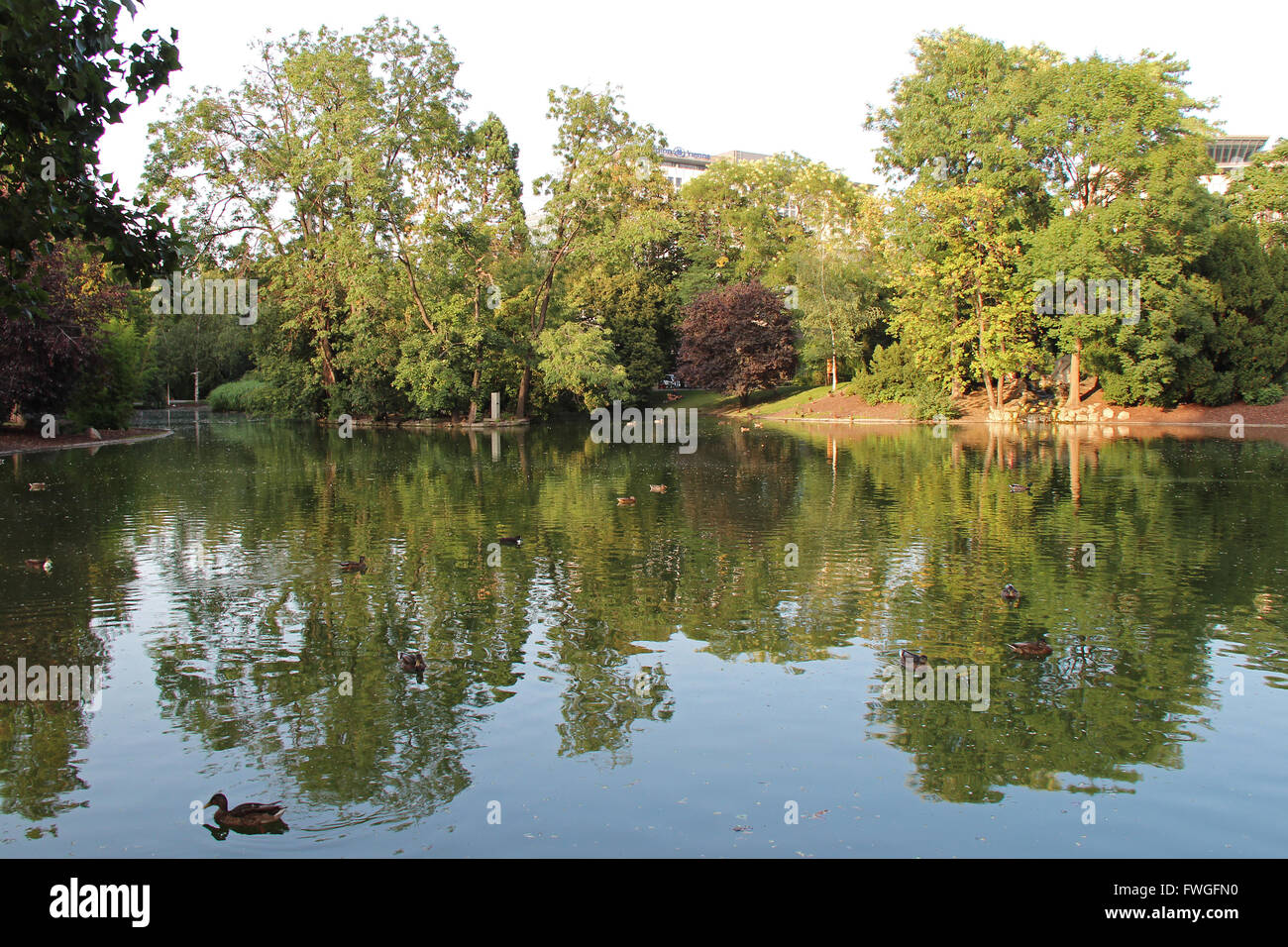 A public park in Vienna (Austria Stock Photo - Alamy