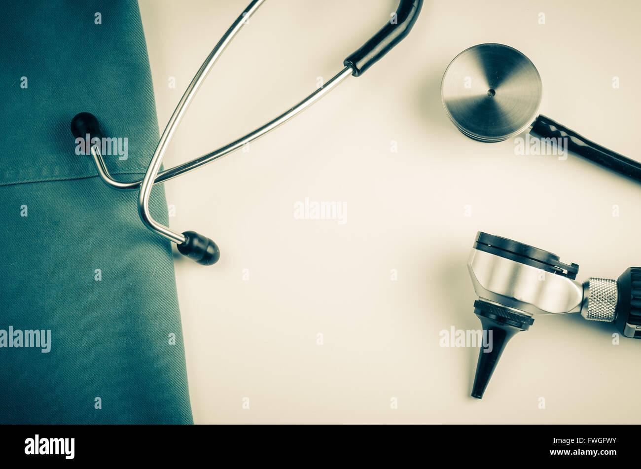 medical examination, medicine and therapy, background, vintage style ...