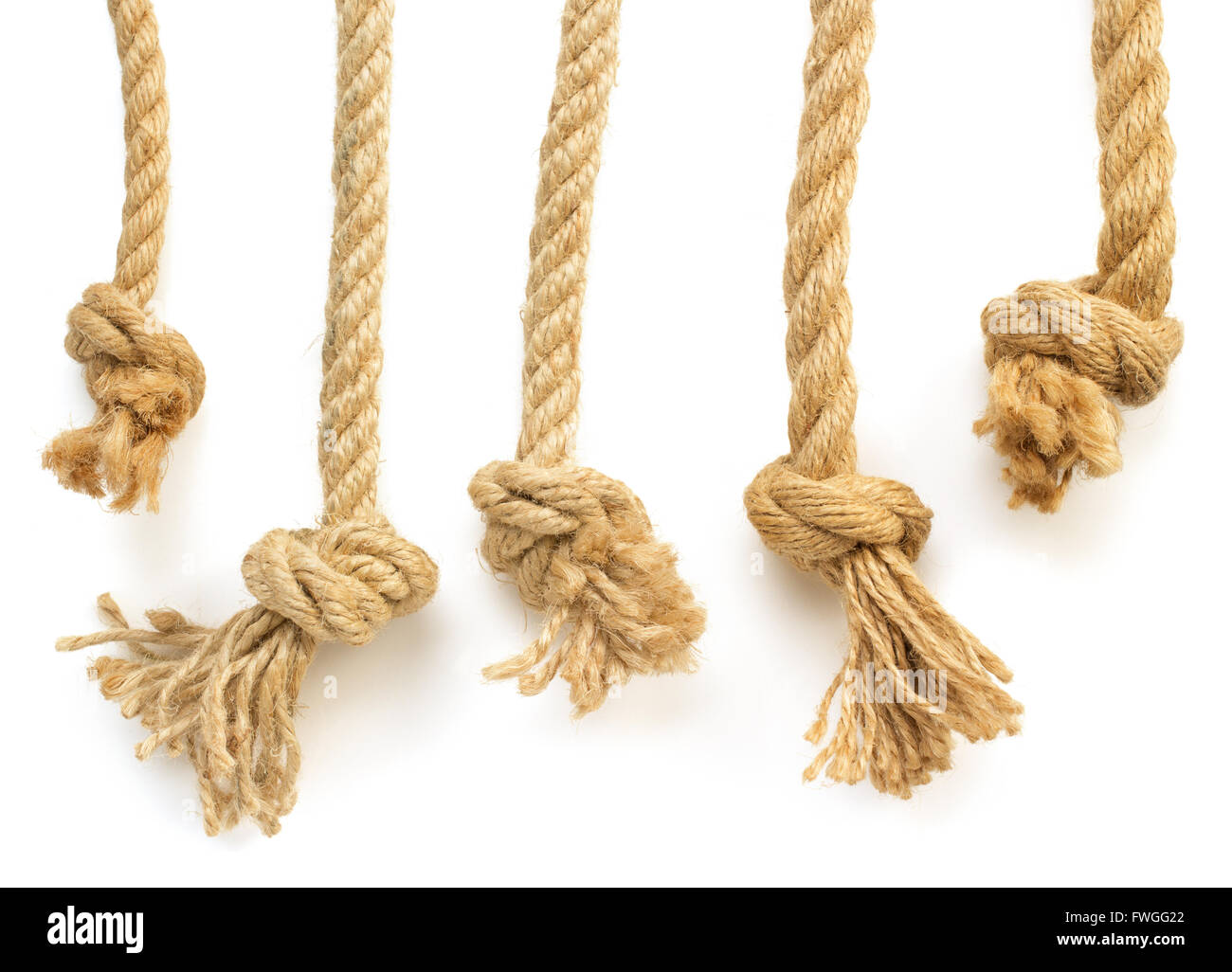 ship rope isolated on white background Stock Photo - Alamy