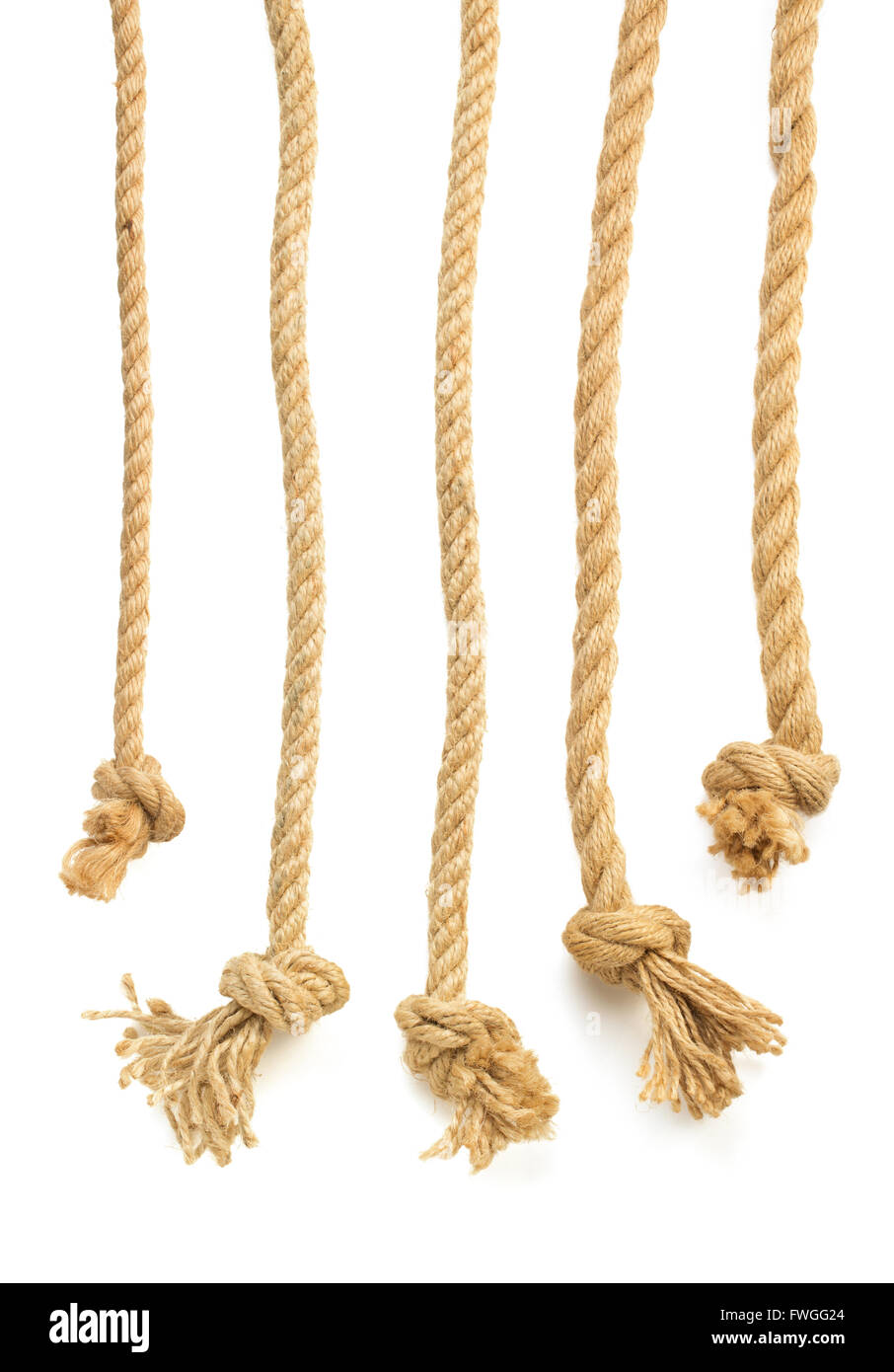 ship rope isolated on white background Stock Photo - Alamy