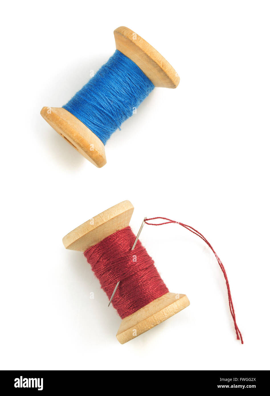 spool of thread isolated on white background Stock Photo - Alamy