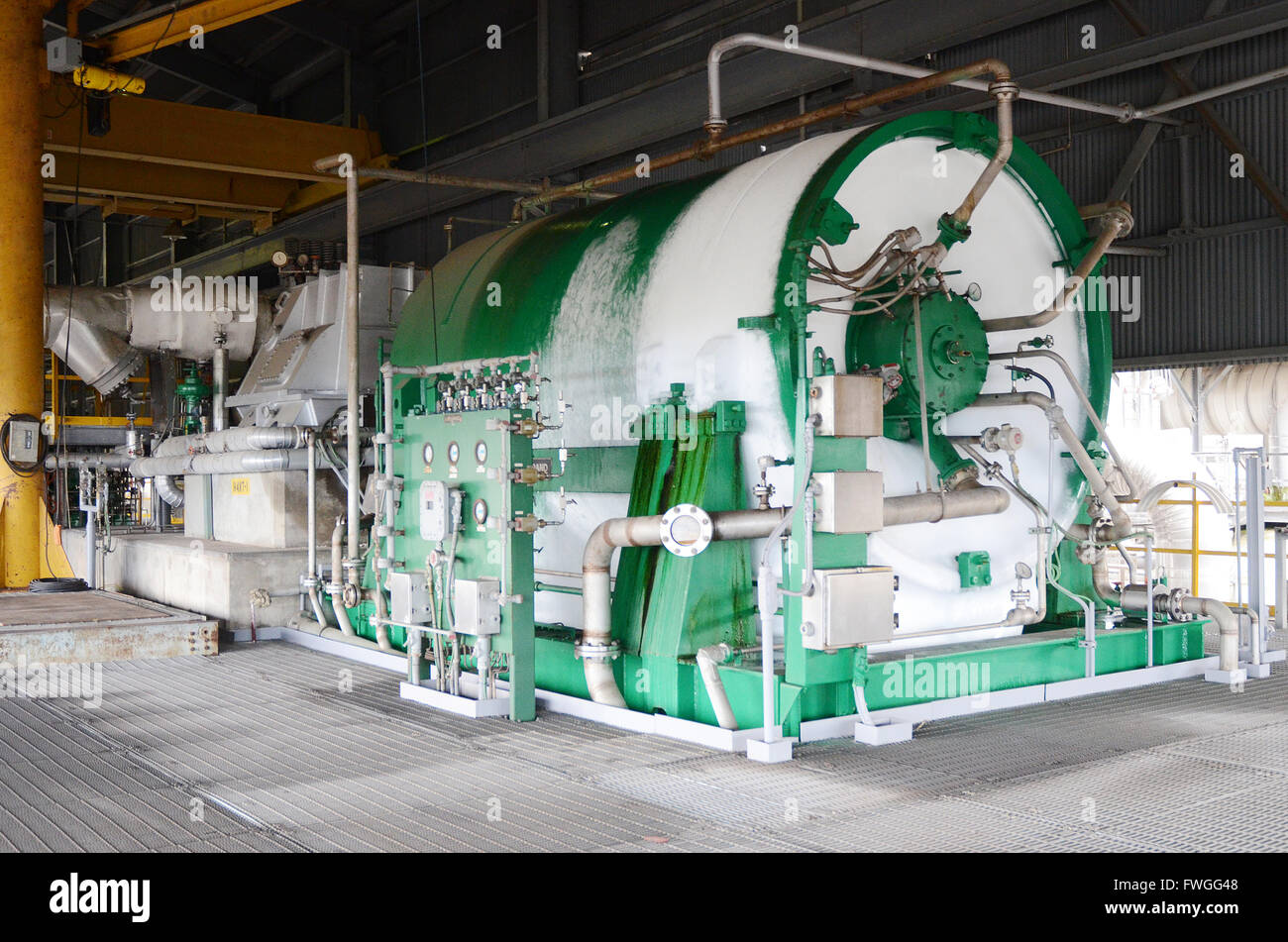 Engine LNG Compressor Stock Photo - Alamy