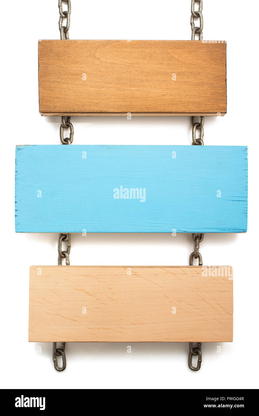 hanging signboard isolated on white background Stock Photo - Alamy