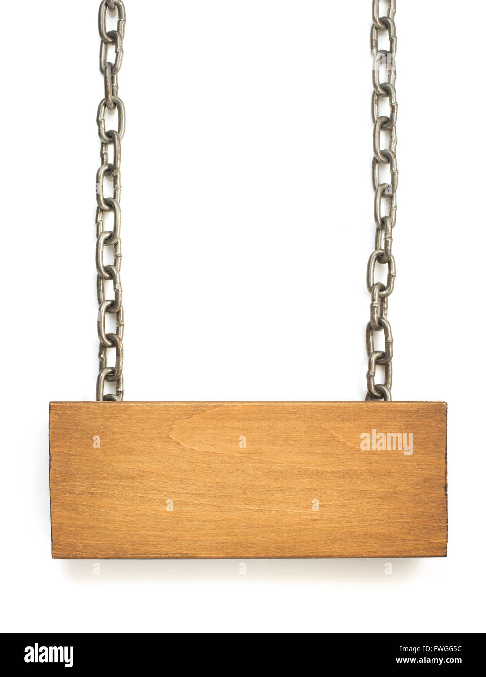 hanging signboard isolated on white background Stock Photo - Alamy