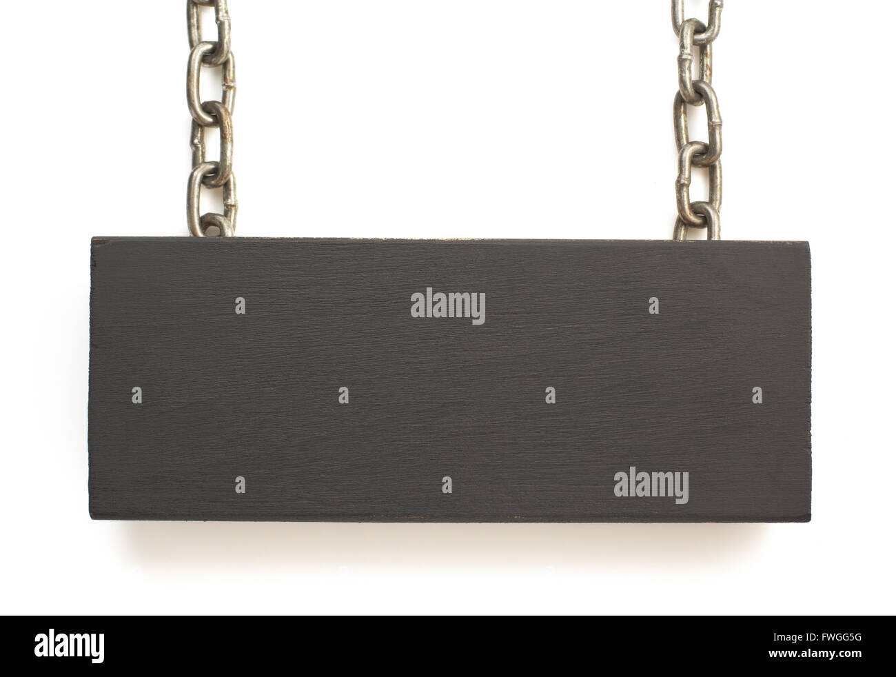 hanging signboard isolated on white background Stock Photo - Alamy