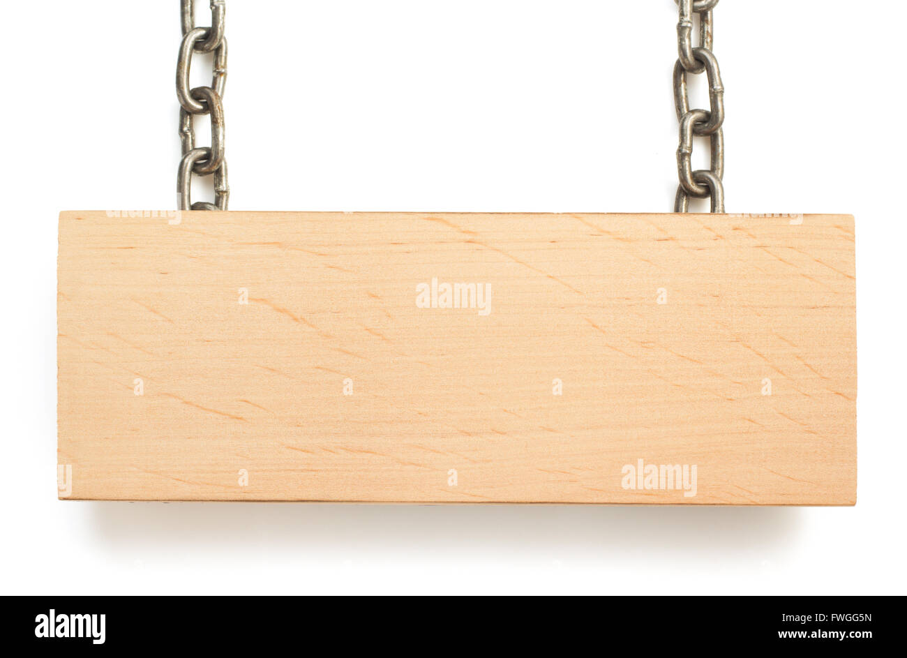 hanging signboard isolated on white background Stock Photo - Alamy