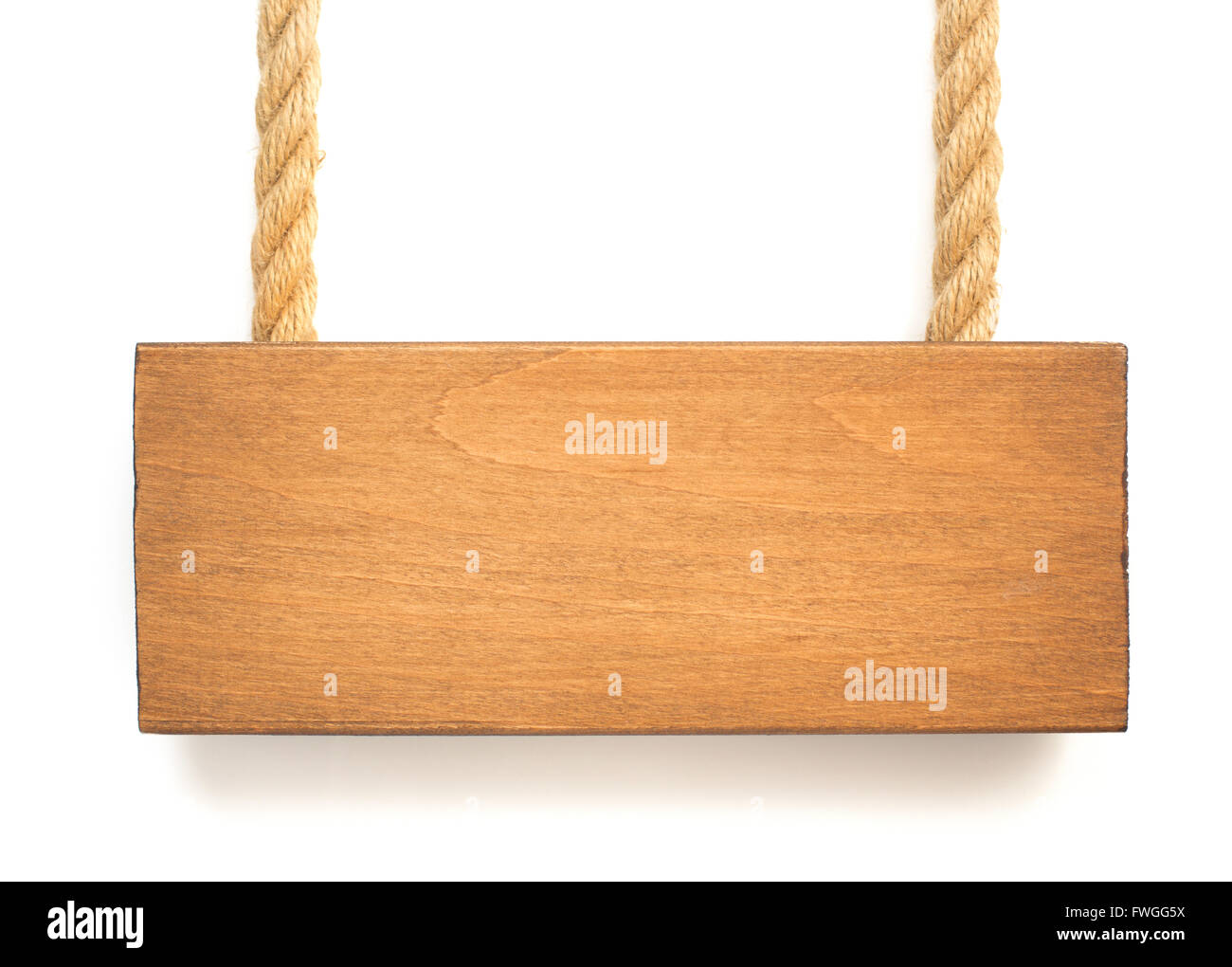 hanging signboard isolated on white background Stock Photo - Alamy