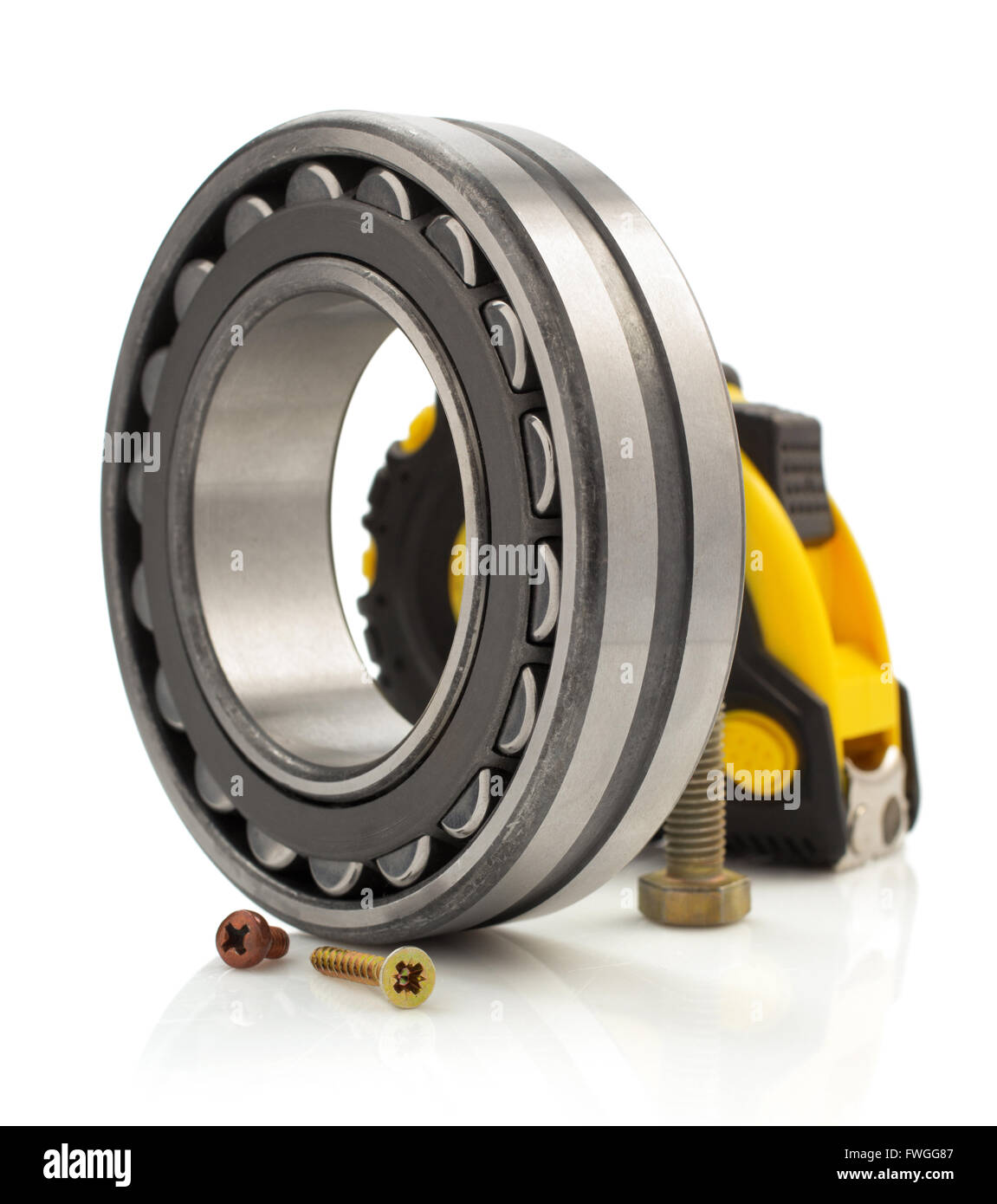 set of tools and instruments isolated on white background Stock Photo ...