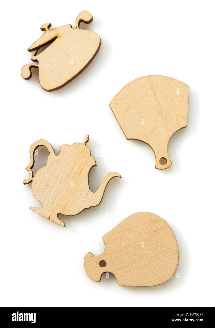 wooden toy form isolated on white background Stock Photo - Alamy