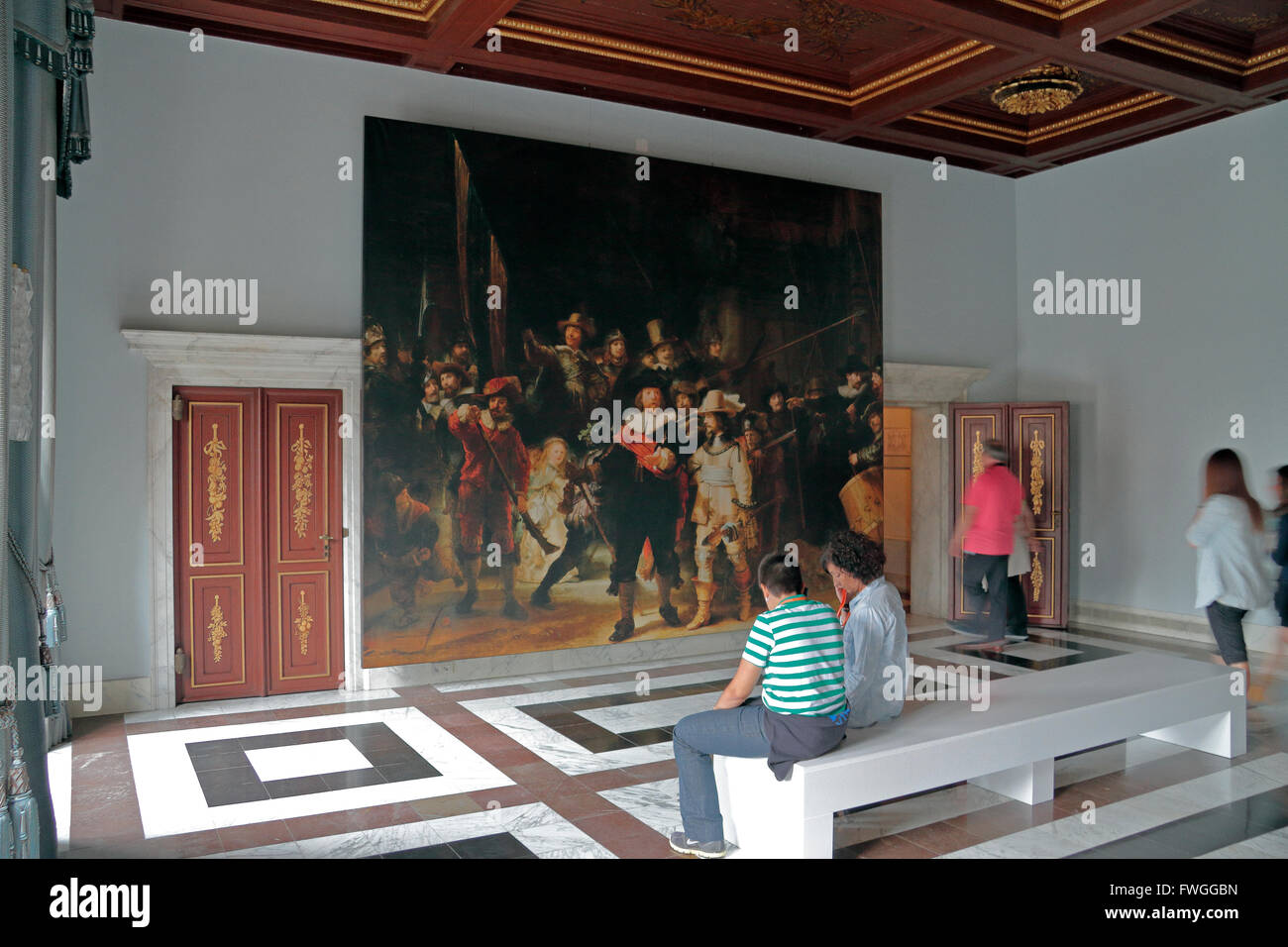 The Small War Council Chamber where Rembrandt's Nightwatch was hung ...