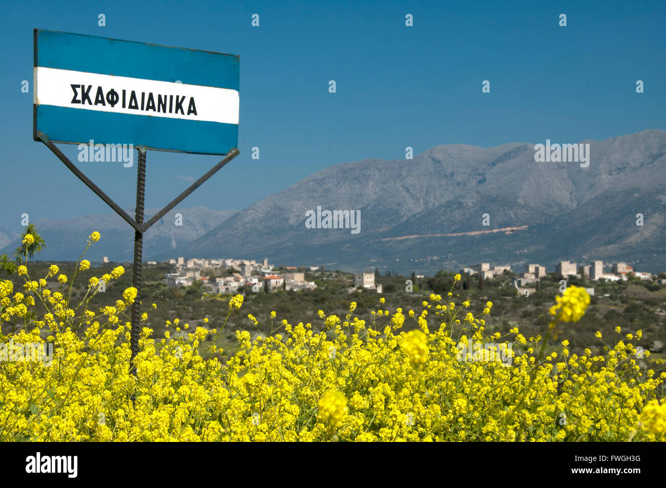 Old traditional village of Mani, Greece Stock Photo - Alamy