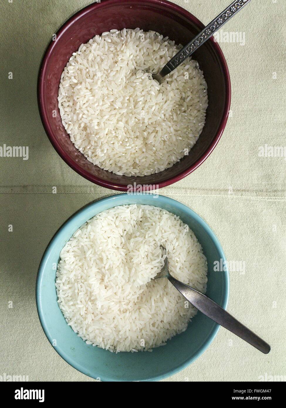 Spoons rice hi-res stock photography and images - Alamy