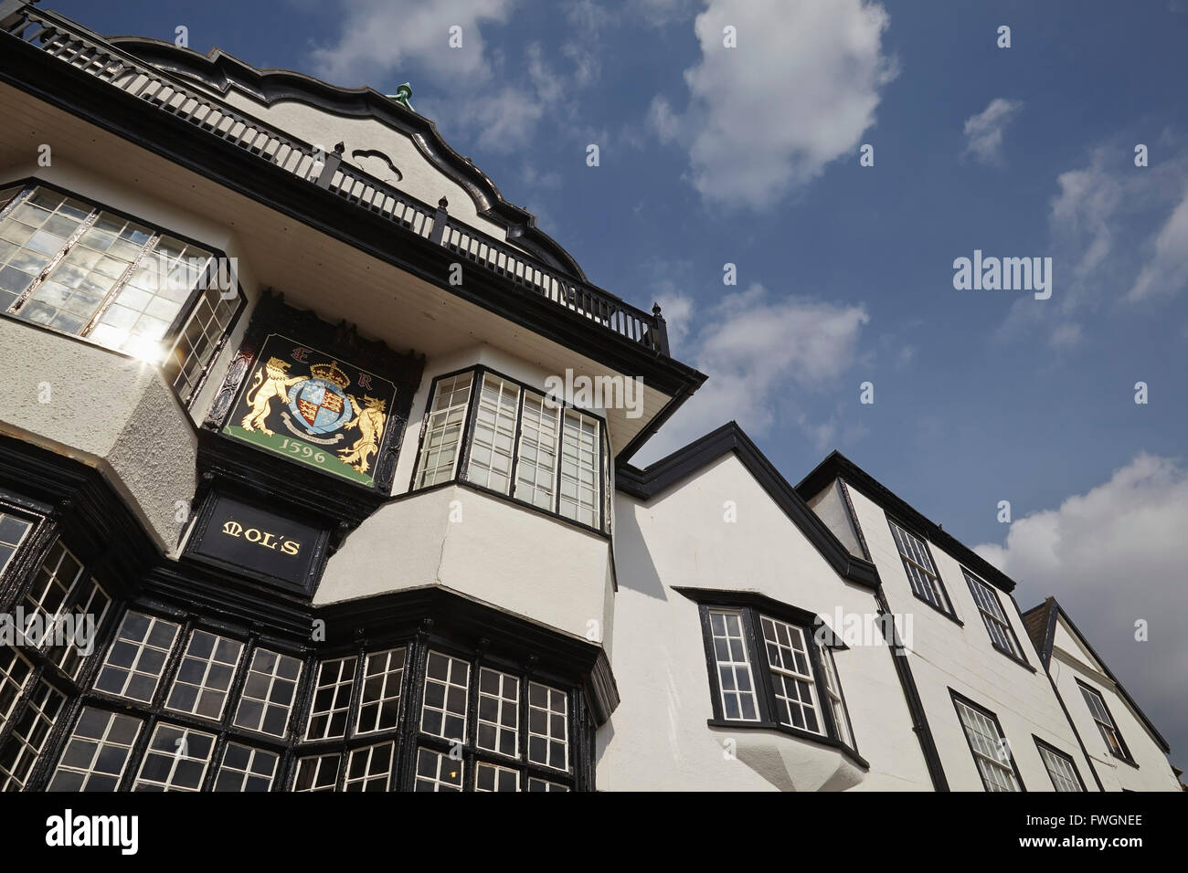 Mol's, a Medieval building on Cathedral Close, Exeter, Devon, England ...