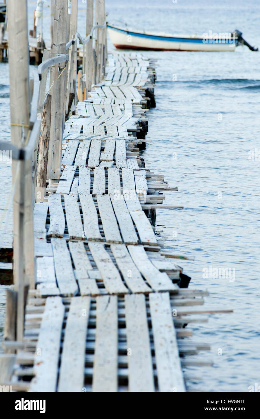 Rickety jetty hi-res stock photography and images - Alamy