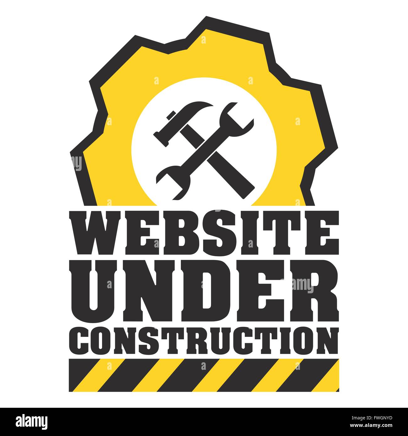 Illustration Vector Graphic Under Construction for different purpose in ...