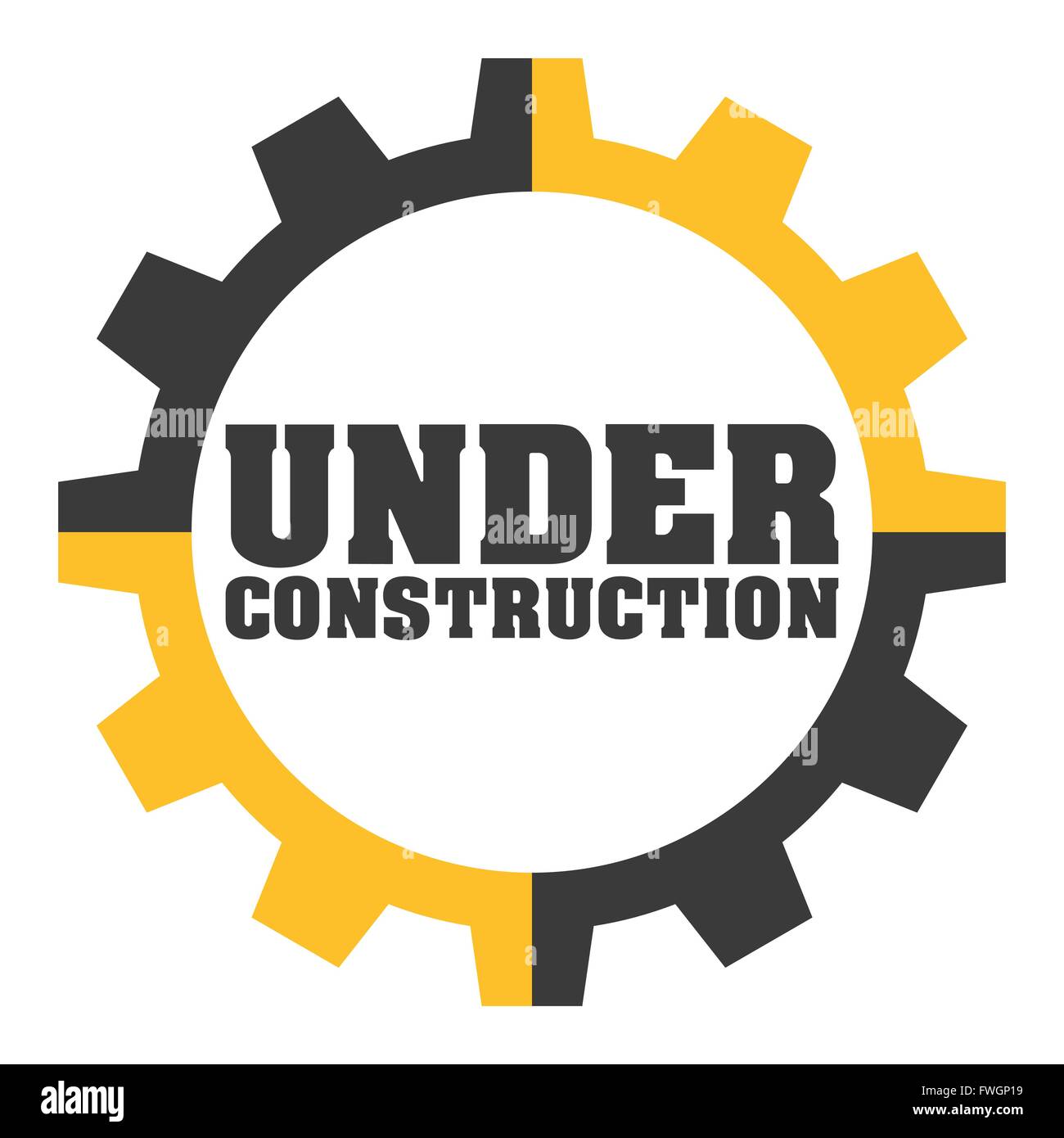 Illustration Vector Graphic Under Construction for different purpose in ...