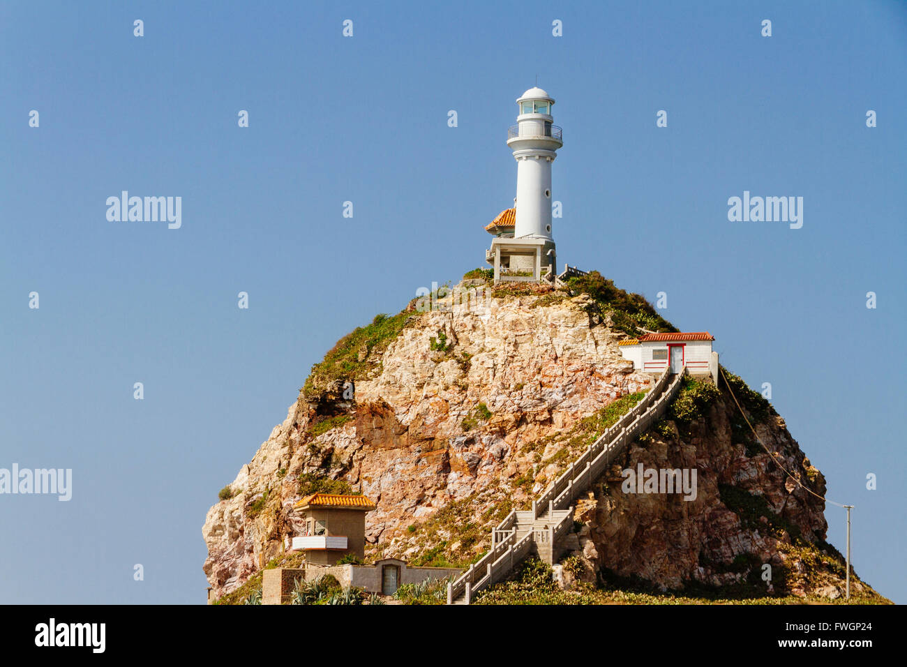 Dongfang, Hainan island, China - The view of Yulinzhou lighthouse in ...