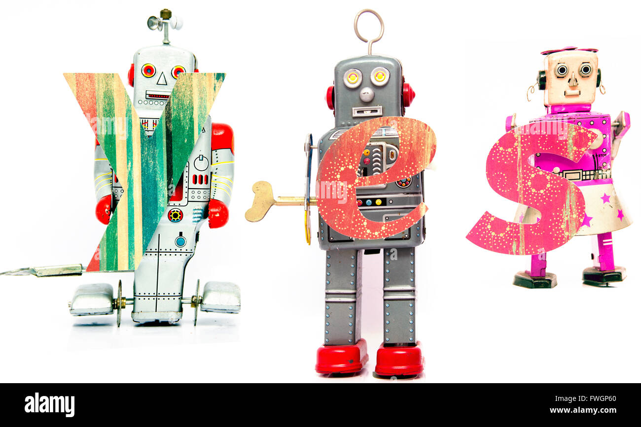 robots say Yes Stock Photo - Alamy