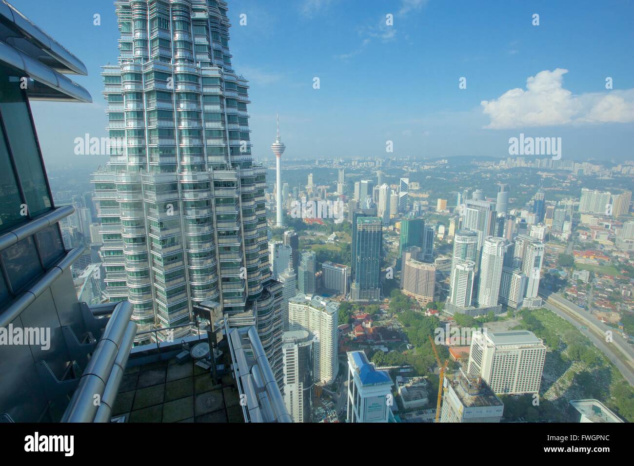 View from Petronas Towers, Kuala Lumpur, Malaysia, Southeast Asia, Asia ...