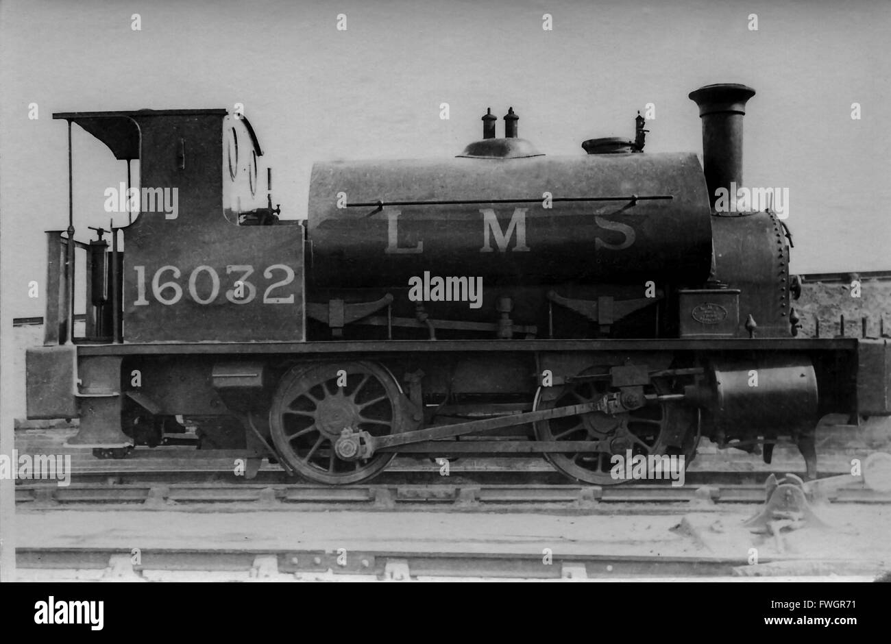 Caledonian Railway 'Pug' 0-4-0ST No.623 as LMS 16032 Stock Photo - Alamy