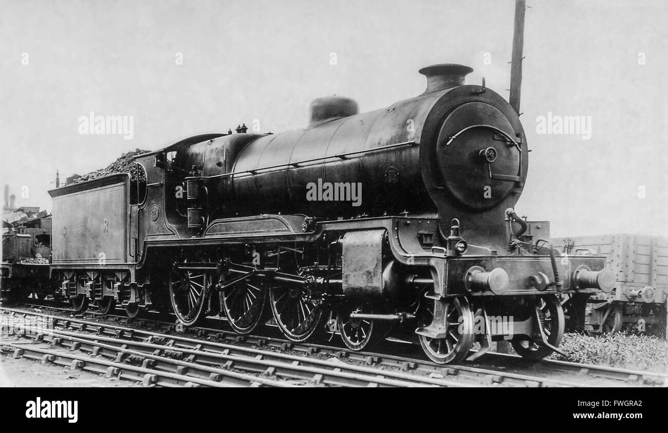 Caledonian Railway 4-6-0 River Class Steam locomotive 941 Stock Photo ...