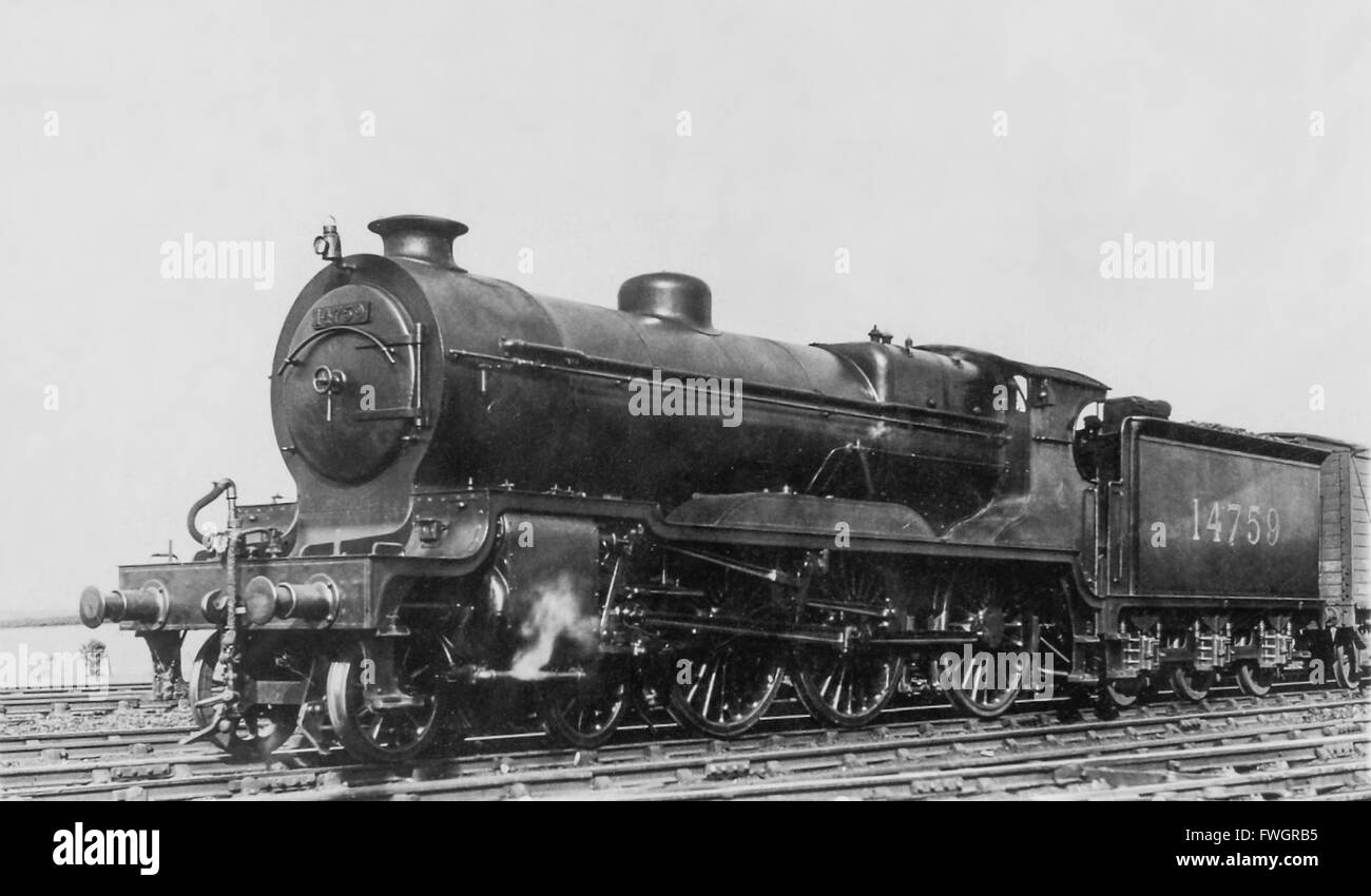 Caledonian Railway 4-6-0 River Class Steam locomotive 941 as LMS 14759 ...