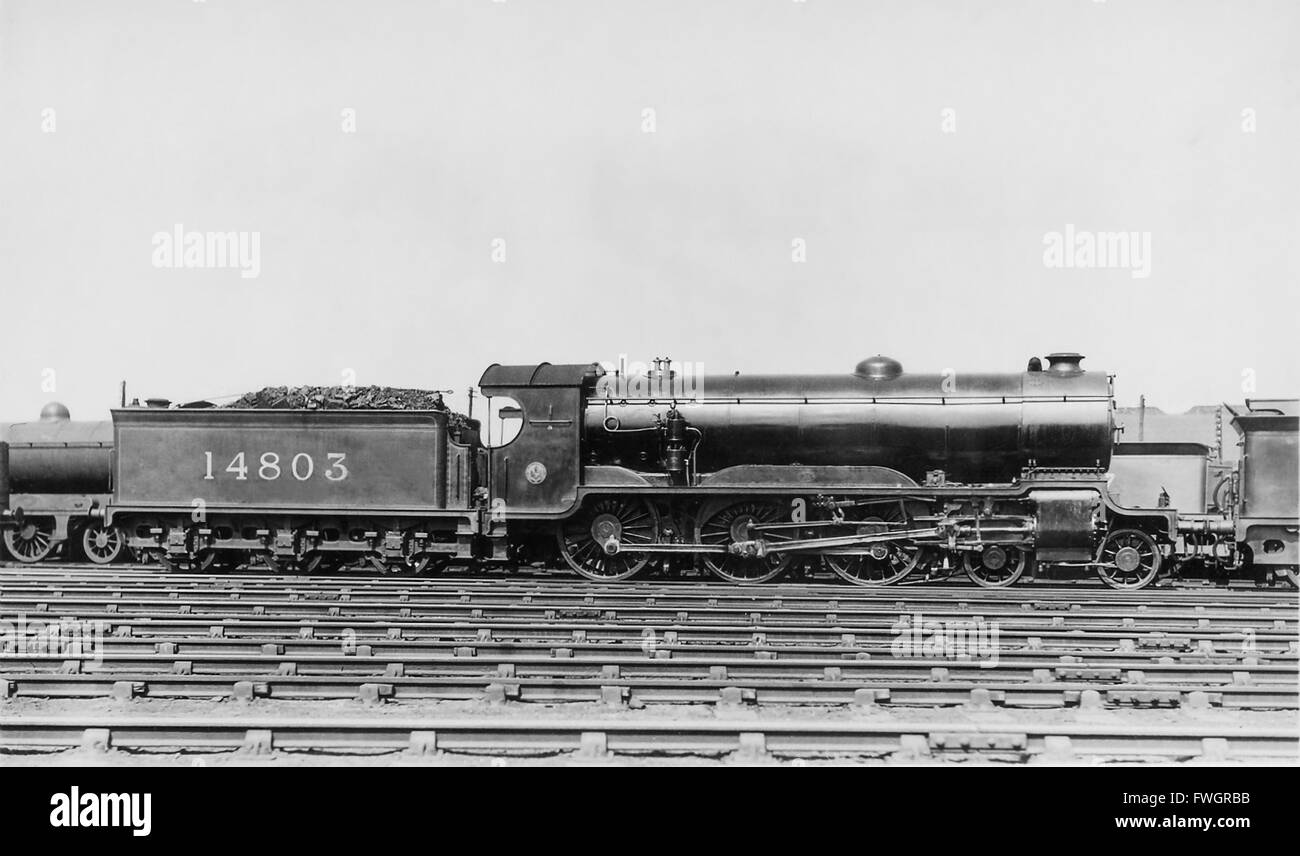 Caledonian Railway 4-6-0 steam locomotive No. 959 of the 956 Class as ...