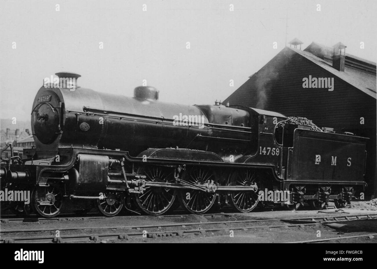 Caledonian Railway 4-6-0 River Class Steam locomotive 73 as LMS 14759 ...