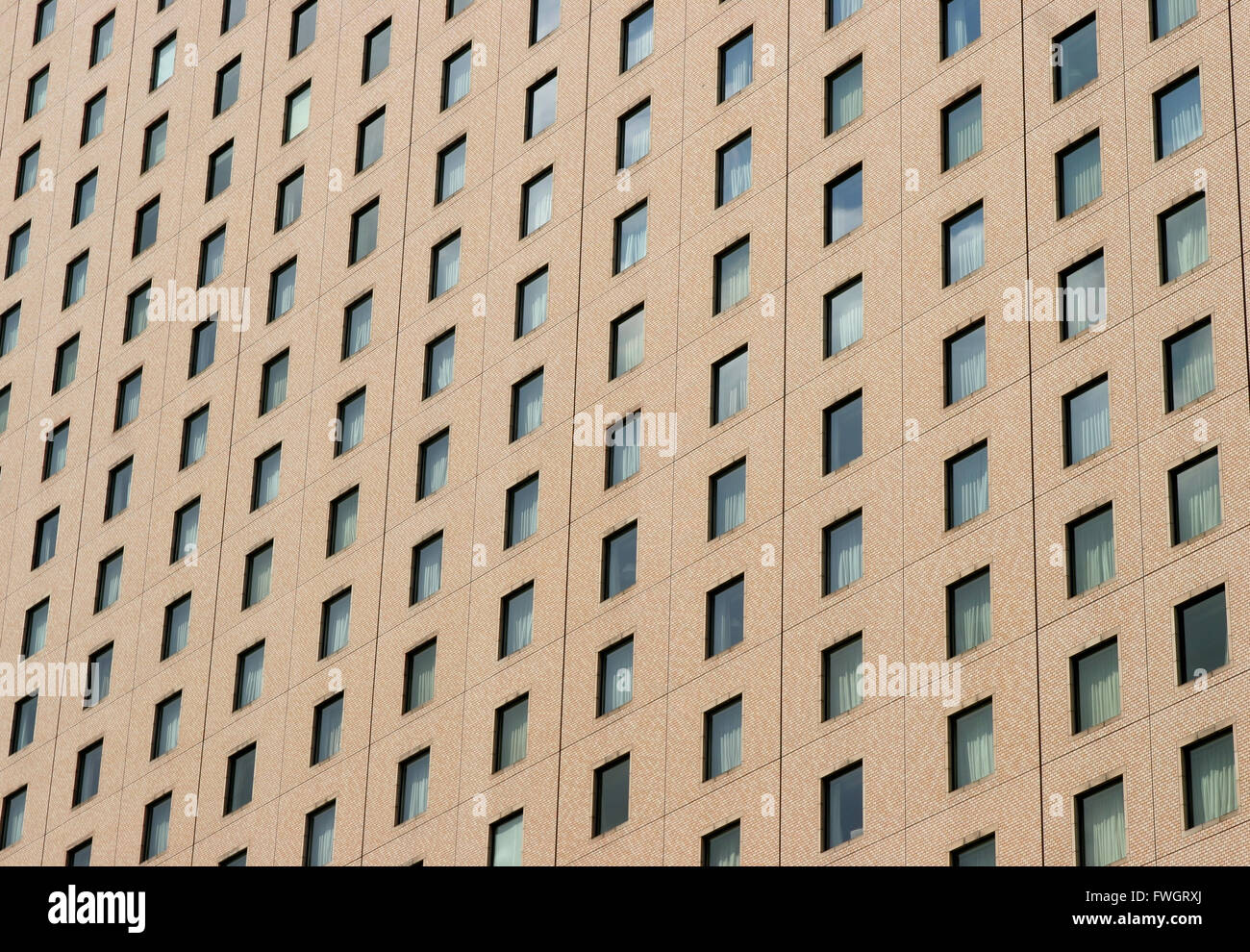 Windows on a building in Tokyo, Japan Stock Photo - Alamy