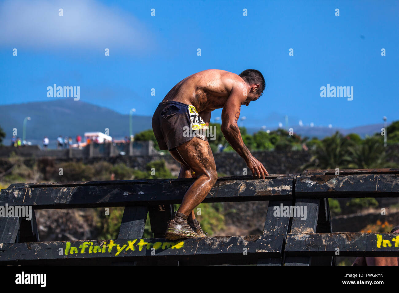 spartan race competition Stock Photo - Alamy