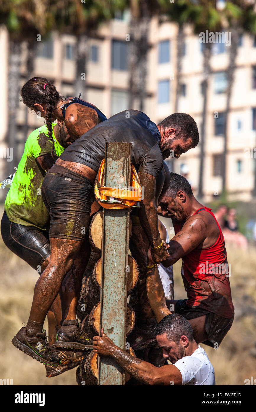 spartan race competition Stock Photo - Alamy