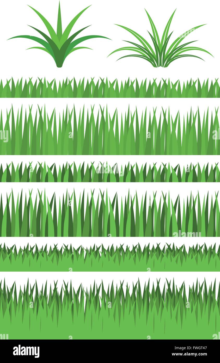 Grass vector vectors hi-res stock photography and images - Alamy