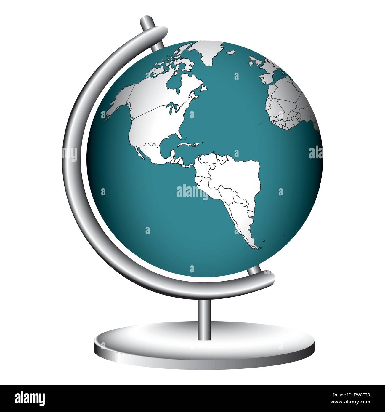 Illustration Vector Graphic Globe America for different purpose in web ...